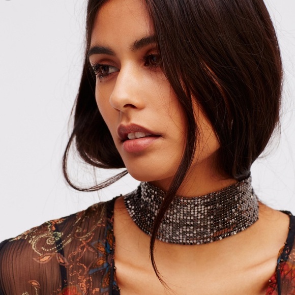 Free People | Jewelry | Free People Mirror Mirror Chainmail Choker ...